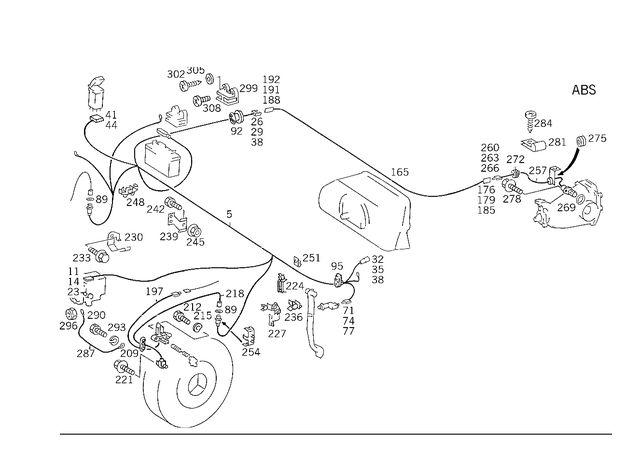 201-540-70-35 - Wiring Harness 1955-1993 Mercedes-Benz | Mercedes-Benz ...