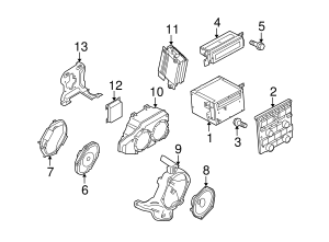 2010-2014 Ford Mustang Amplifier AR3Z-18B849-F | OEM Parts Online