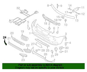 51117413922 - 2015-2017 BMW X3 Molding (51-11-7-413-922) | BMW of South ...