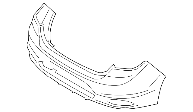 2019-2020 Hyundai Elantra Bumper Cover 86511-F3500 | OEM Hyundai Parts