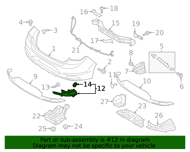 2019-2020 Hyundai Elantra Reflector 92406-F2510 | OEM Parts Online