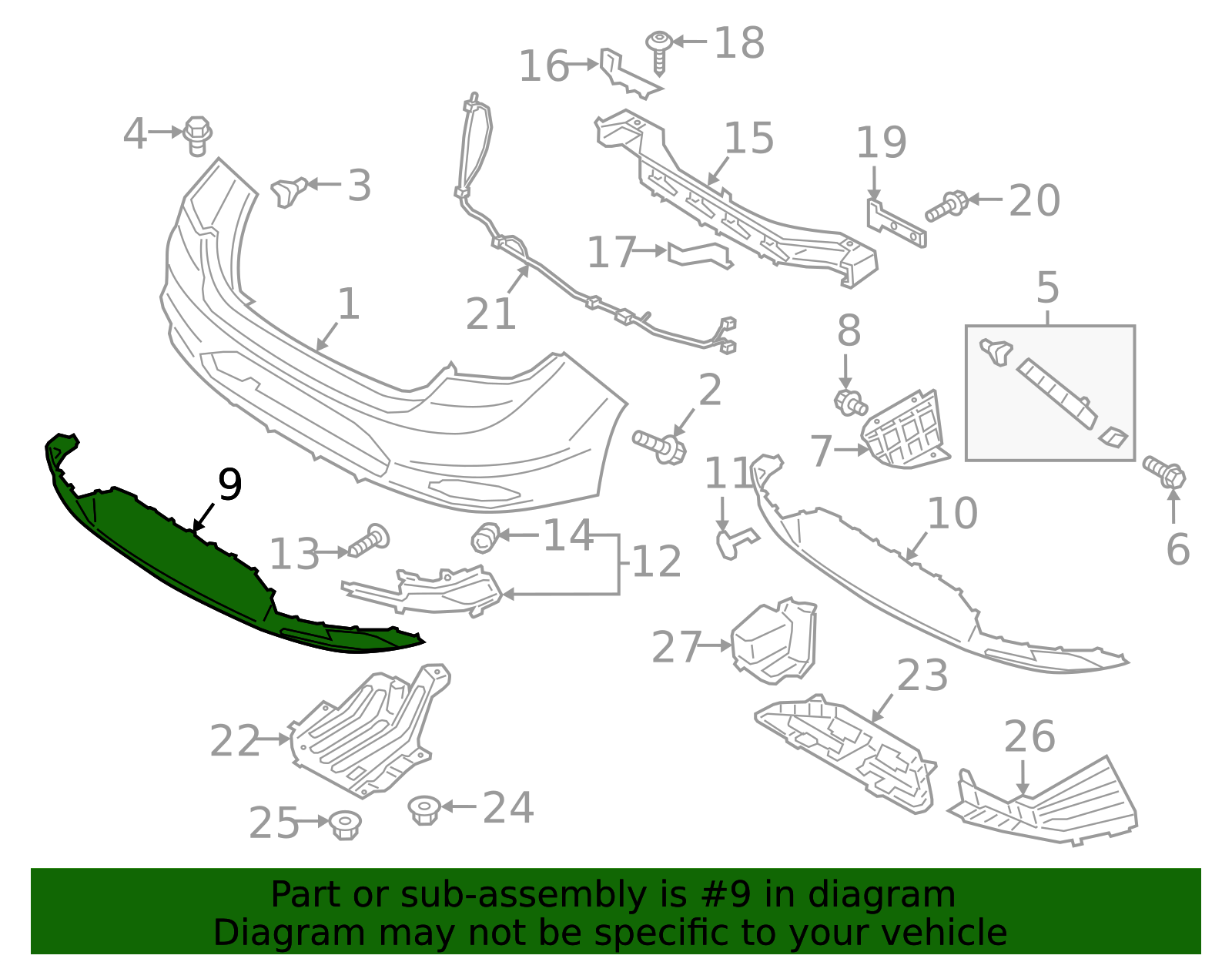 86612-F3500 - Valance Panel 2019-2020 Hyundai Elantra | AutoNation Parts
