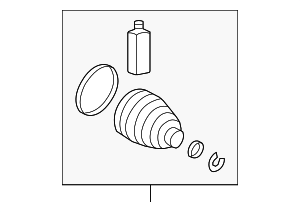 Boot Kit Front Axle Whe 49581 C2400SJ | QuirkParts
