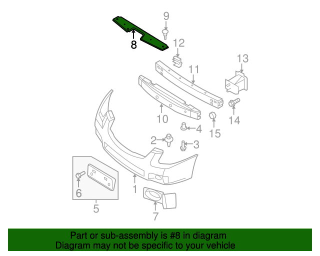 2007-2008 Nissan Maxima Top Cover 62078-ZK30A | TascaParts.com