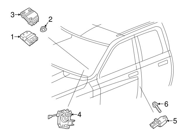 2004-2020 Mopar ABS Control Unit Bolt 6507045AA-MOPAR | TascaParts.com