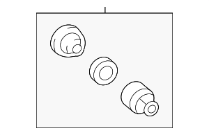 Genuine Toyota Tire Pressure Monitoring System Sensor Service Kit part ...