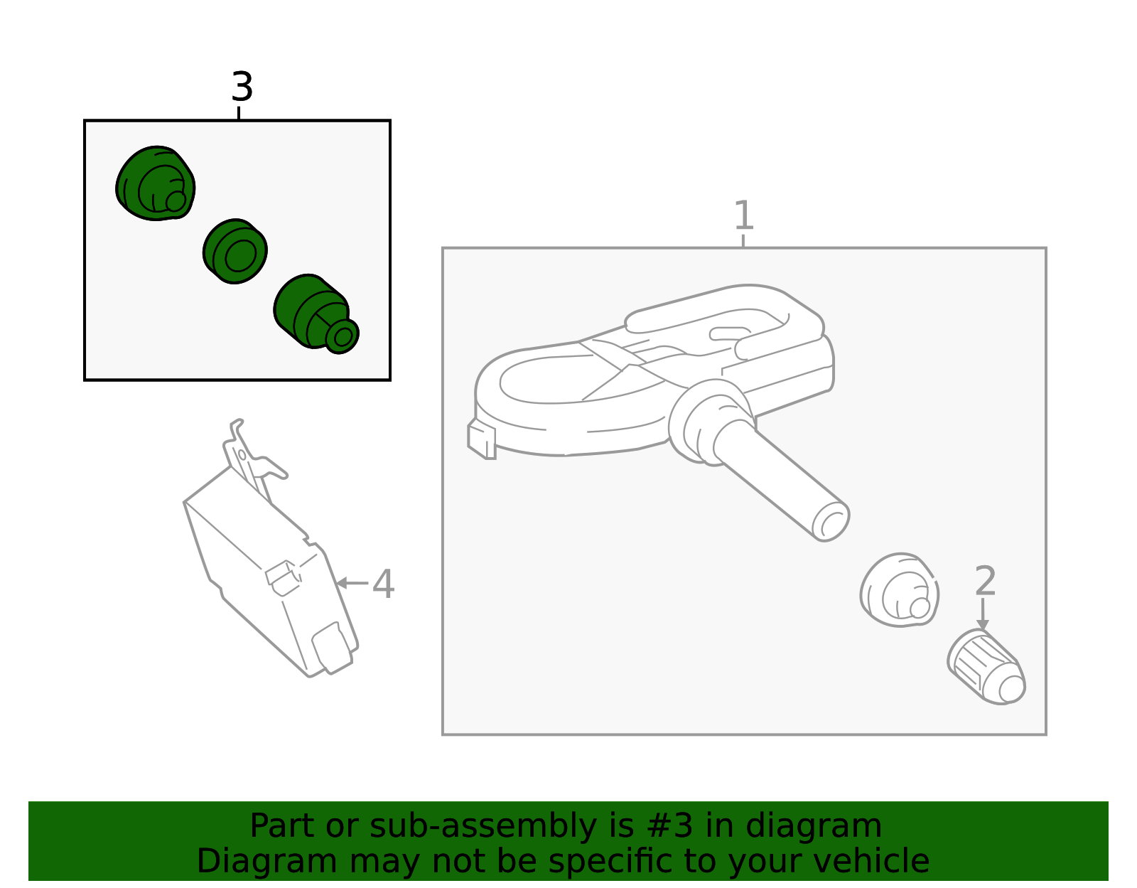 04423-0E010 - Tire Pressure Monitoring System Sensor Service Kit 2004 ...