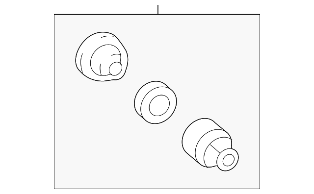 Genuine Toyota Tire Pressure Monitoring System Sensor Service Kit part ...