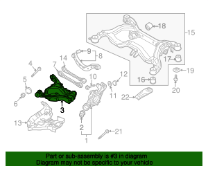 2005-2011 Audi Lower Control Arm 4F0-505-312-M | OEM Parts Online