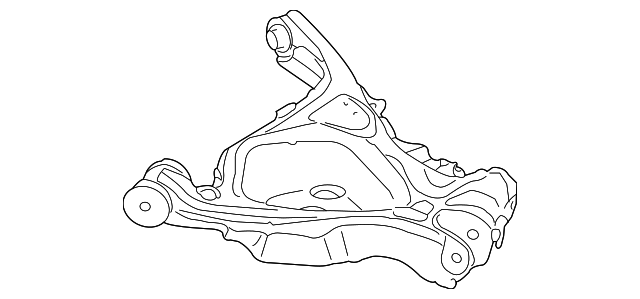 2005-2011 Audi Lower Control Arm 4F0-505-312-M | Genuine Audi Parts