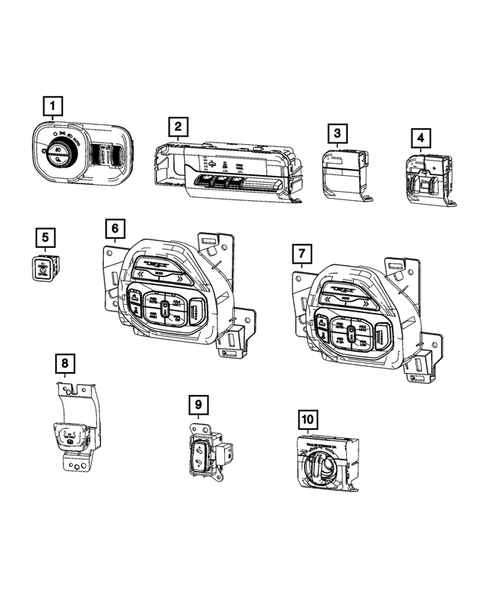 Switches for 2024 Ram 1500 | Mopar eStore