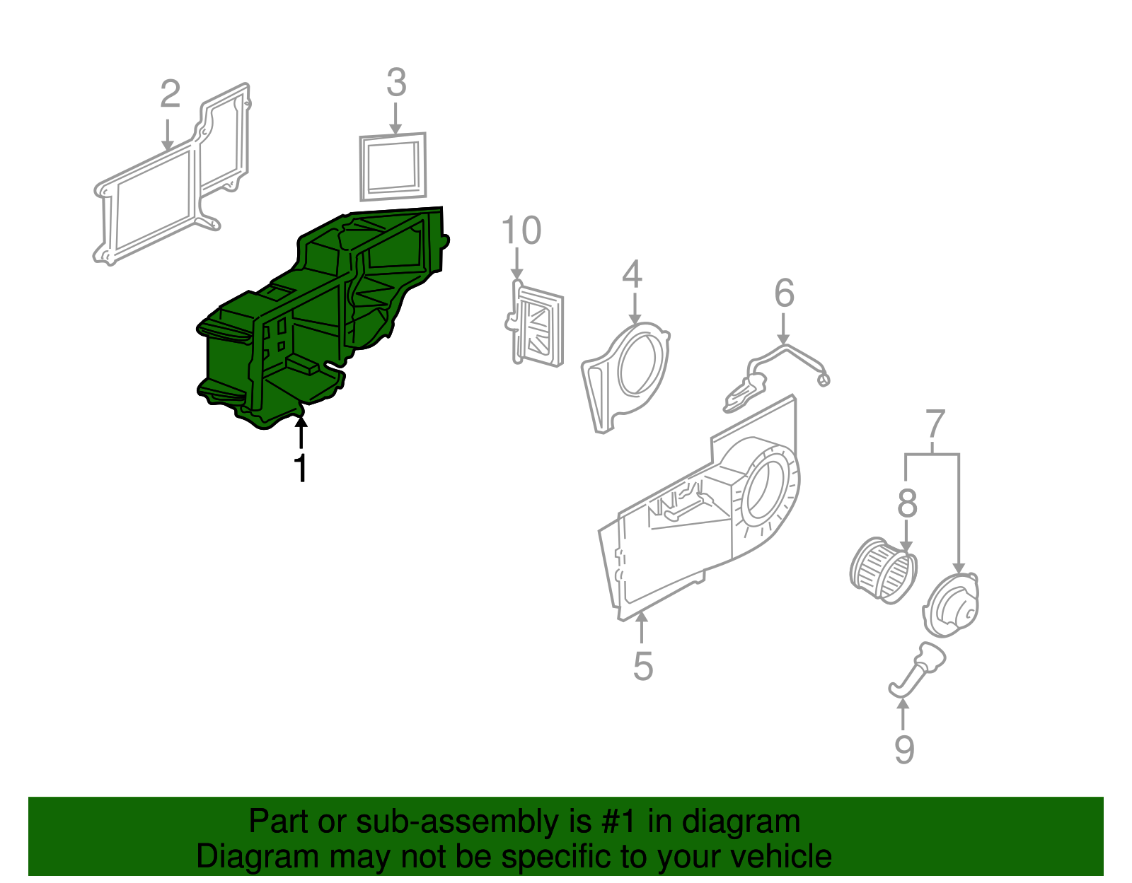 52486375 - HVAC Heater and Air Conditioning Evaporator Case 1996-2025 ...