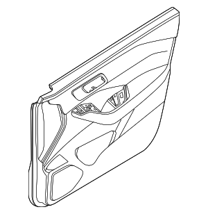2021-2022 Nissan Rogue Door Trim Panel 809A0-6RR2A | Nissan Parts OEM