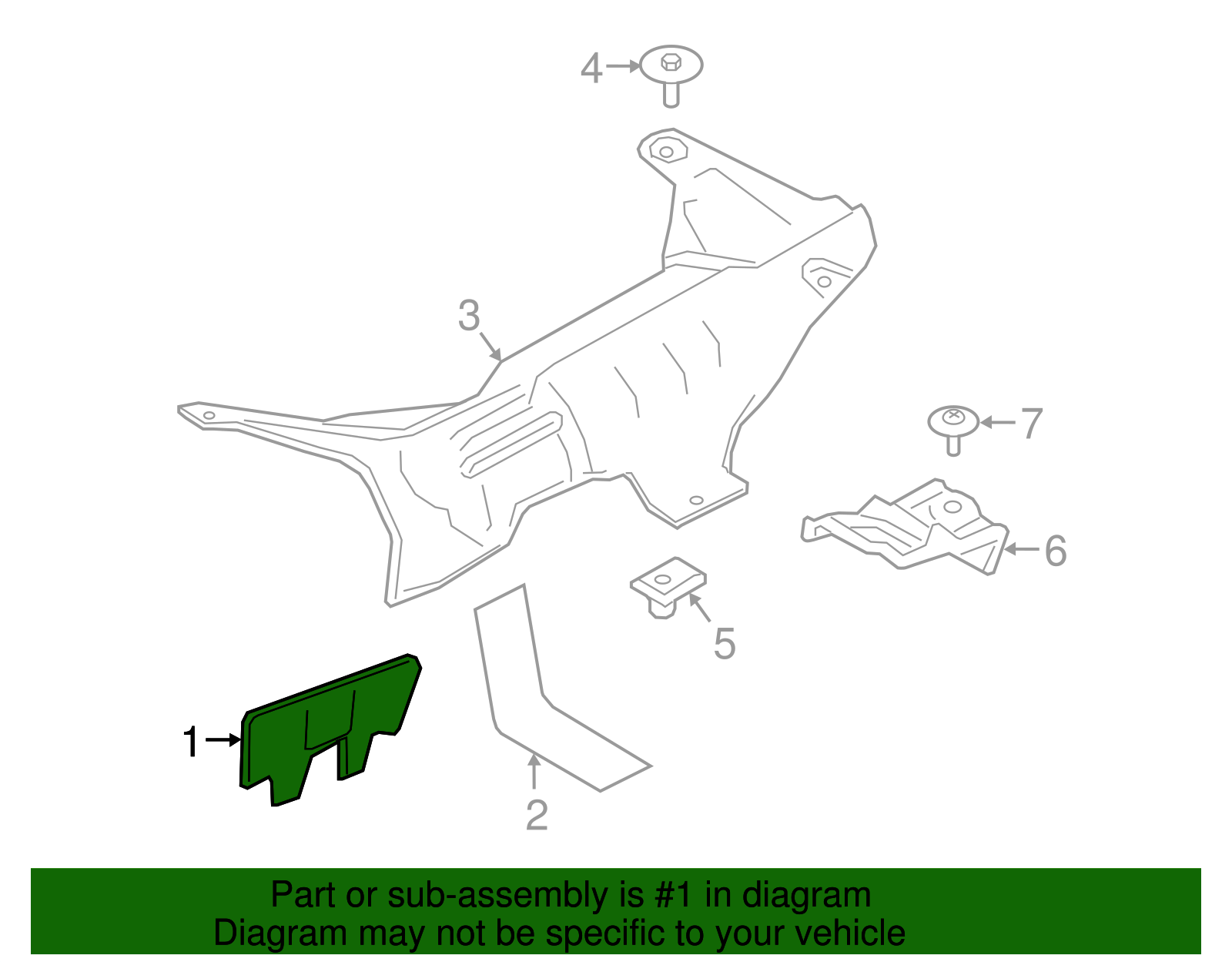 FL3Z-6775-F - Front Shield Ford 2016-2020 Ford F-150 | Parts for Sale ...