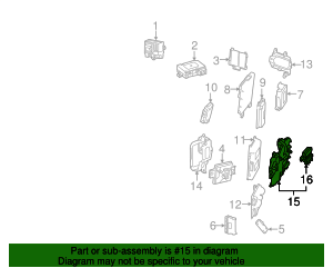 222-540-27-50 - Fuse Box 2014-2017 Mercedes-Benz | AutoNationParts.com