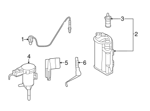 212-470-04-59 - Vapor Canister 2013-2017 Mercedes-Benz ...