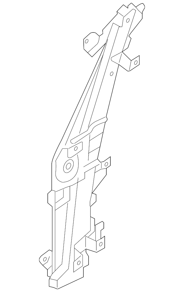 2014-2019 Nissan Rogue Window Regulator - Passenger Side (RH) 80720 ...