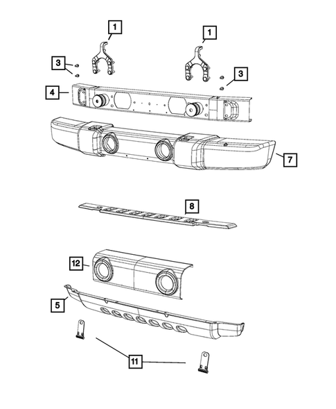 Front Bumper and Fascia for 2015 Jeep Wrangler | Mopar eStore