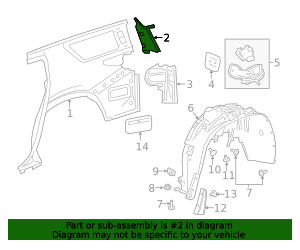 2018-2024 Chevrolet Upper Panel 84513118 GM | GMPartsDirect.com