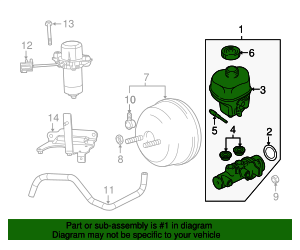 2007-2020 Mopar Master Cylinder 68000908AB | TascaParts.com