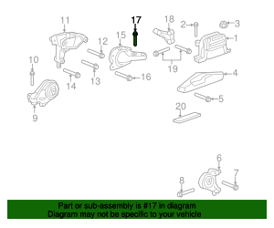 2010-2021 GM Multi-Purpose Bolt 11570514 GM | GMPartsDirect.com