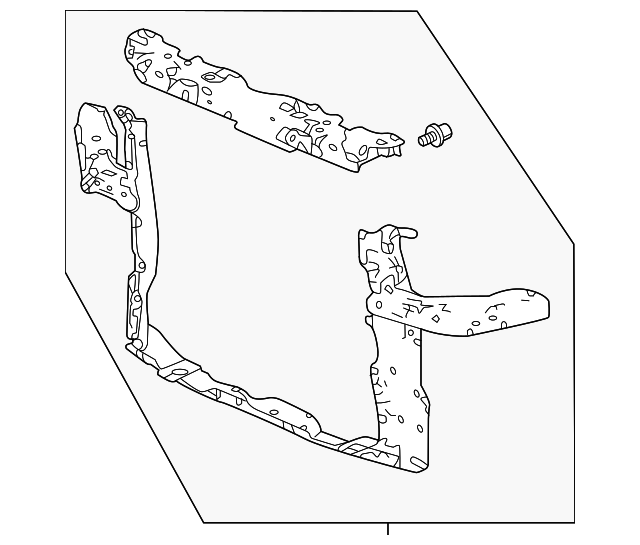 60400-TYA-A00 - Radiator Support 2022-2024 Acura MDX | My Acura Parts