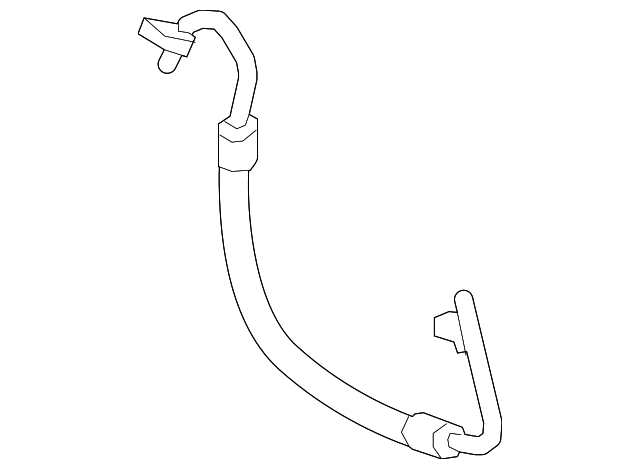 92490-9HP1A - A/C Refrigerant Discharge Hose - 2014-2023 Nissan ...