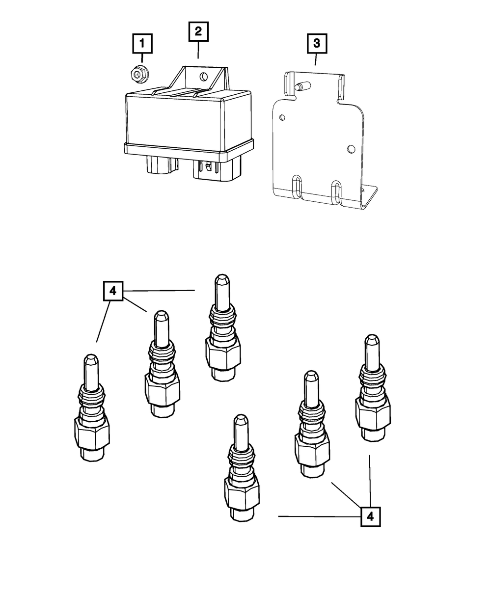 68460484AB - Glow Plug 2014-2019 Mopar | Mopar Factory Parts