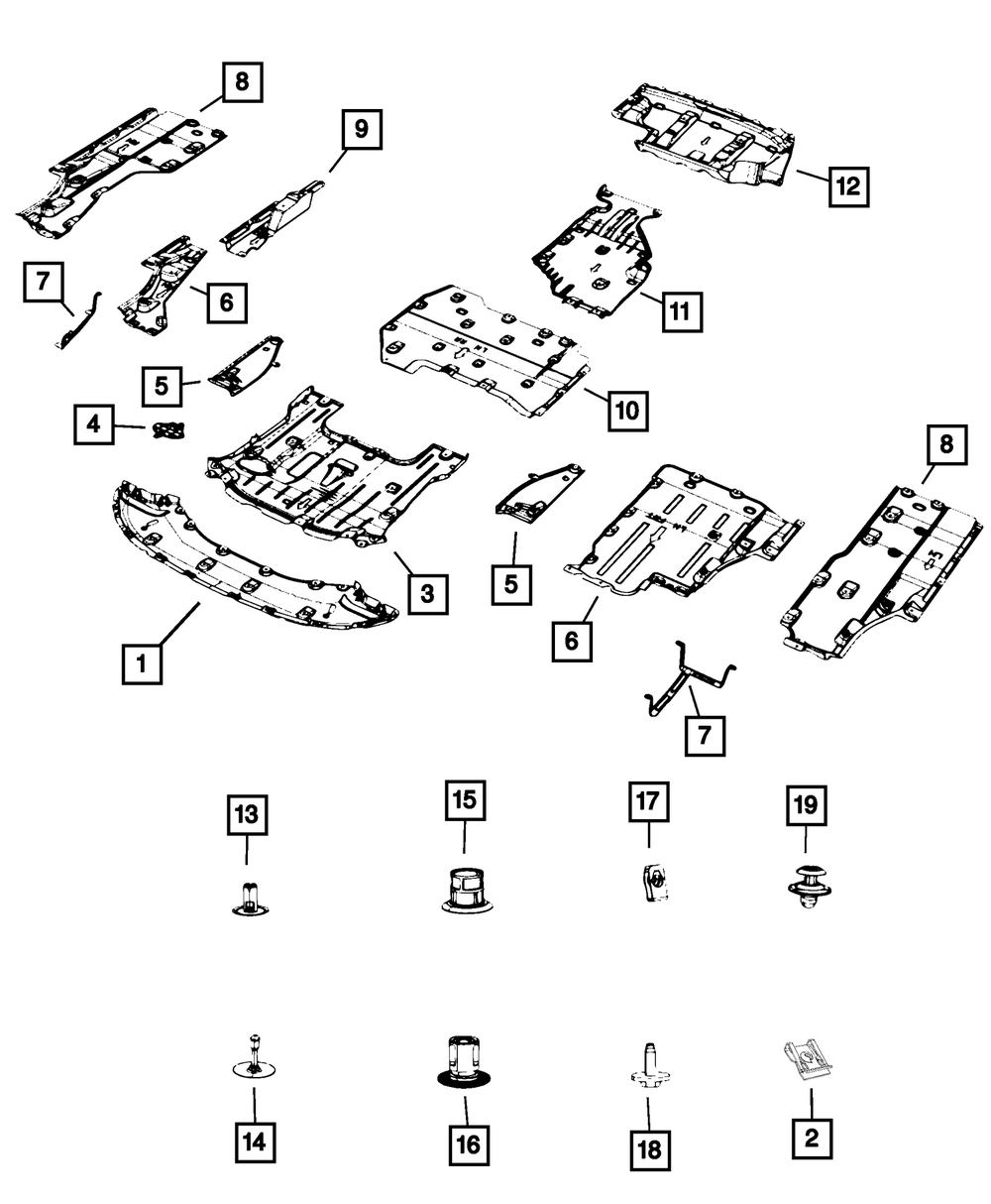 2011-2025 Mopar U Nut 6503194 | Mopar eStore
