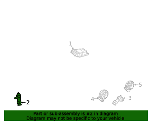 167-905-24-01 - Ft Impact Sensor - 2019-2021 Mercedes-Benz ...