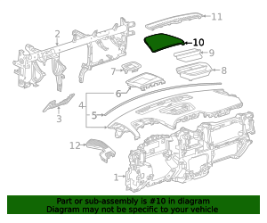 2019-2023 GM Very Dark Atmosphere Instrument Panel Instrument Cluster ...