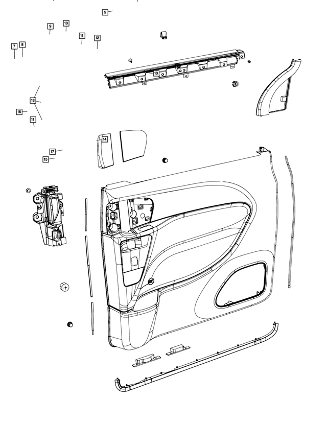 2021-2025 Chrysler Push Nut 68338917AA | Mopar eStore