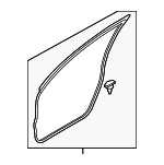 Shop OEM Mazda Weather Stripping Components Online | Mazda Parts Connect