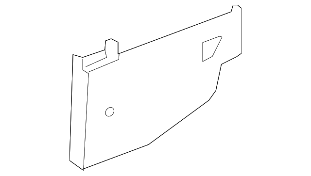 2017-2018 Cadillac CT6 Rear Driver Side Floor Rear Panel 23196733 ...