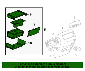 Compartment 85077476 | Chevrolet Parts Canada