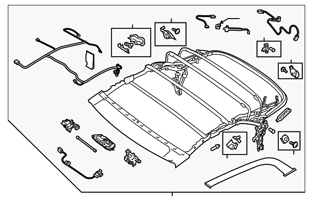 8W7-871-025-B - Top Frame 2018-2024 Audi | Audi OEM Parts