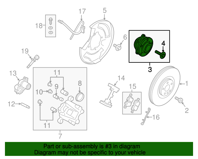 32370046 - Hub Assembly 2016-2023 Volvo | AutoNationParts.com
