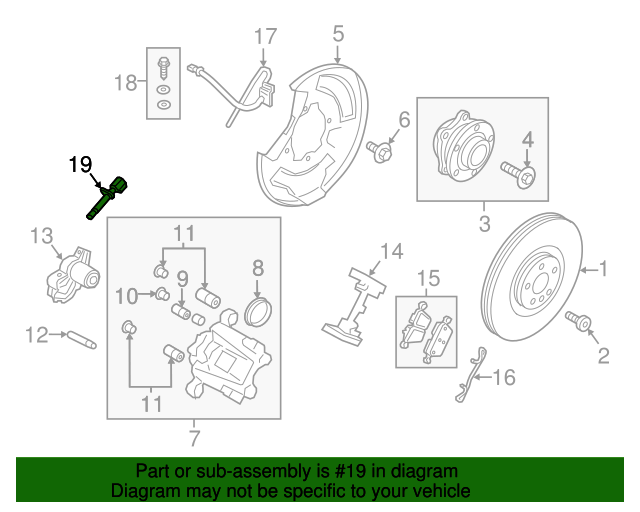 31362355 - ABS Sensor - 2016-2021 Volvo | Volvo OEM Parts Direct