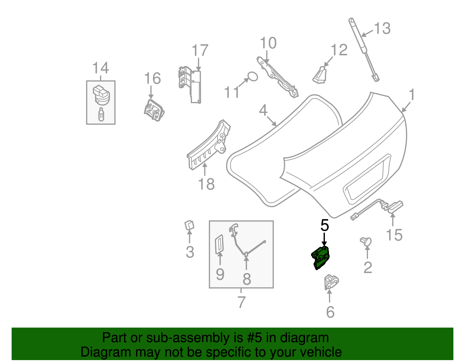 2009-2014 Nissan Lock Assembly 84630-9N00A | Team Nissan Inc.