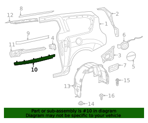 2017-2020 Chrysler Lower Track - Driver's Side (LH) 68303289AC ...