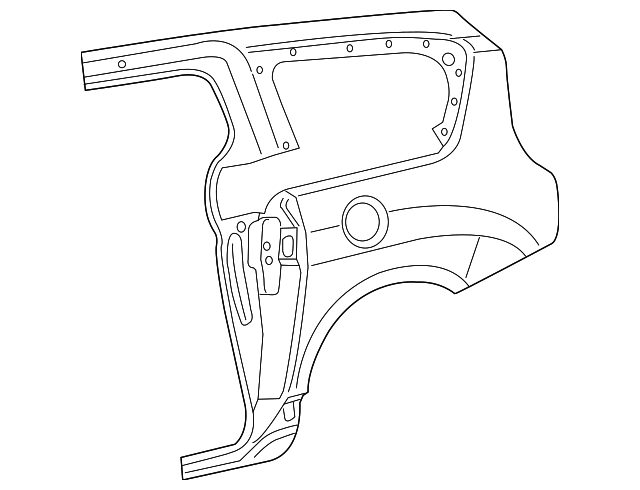 2017-2020 Chrysler Panel-Body Side Aperture Outer - Driver's Side (LH ...