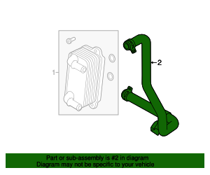 Genuine Upper Hose for 2014-2017 Land Rover | Land Rover Part# LR049636 ...