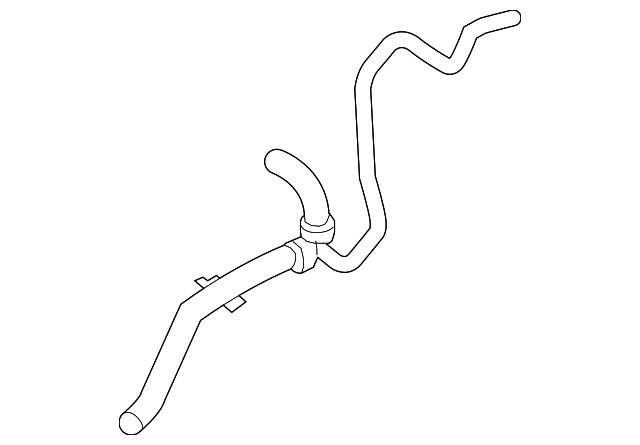 Genuine OEM Ford - Radiator Coolant Hose DS7Z-8286-A | OEM Ford Parts ...