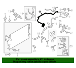 2013-2016 Ford Fusion Engine Coolant Reservoir Hose DG9Z-8A365-E | OEM ...