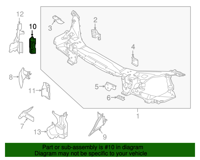 2015-2018 Volvo Air Guide 31353295 | TascaParts.com