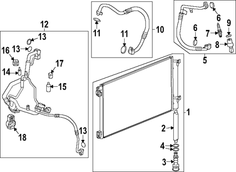 Condenser, Compressor & Lines for 2025 Chevrolet Trax | GMPartsDirect.com