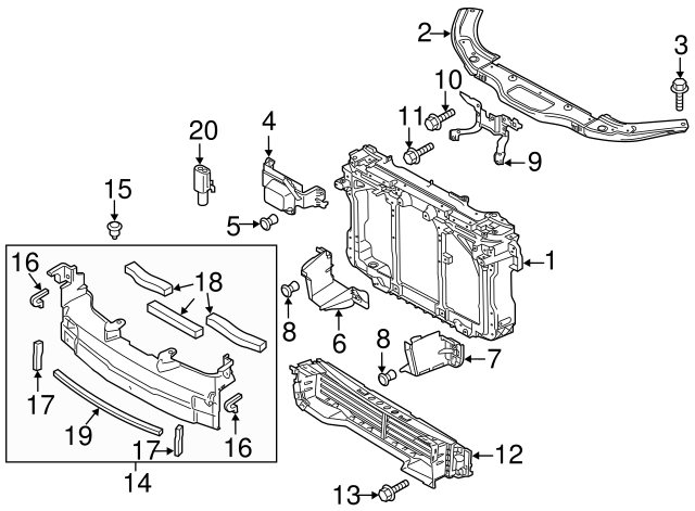 2017-2018 Mazda 3 Air Guide BALV-50-1C0A | OEM Parts Online