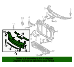 2017-2018 Mazda 3 Air Guide BALV-50-1C0A | RealMazdaParts.com