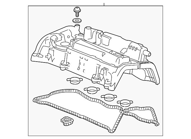 12310-RDF-A01 - Valve Cover - 2013-2019 Honda | Genuine Honda Parts