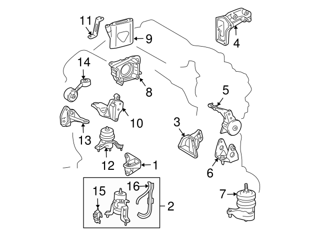 17308-0A050 - Vacuum Hose 2005-2006 Lexus RX330 | Lexus of Stevens ...